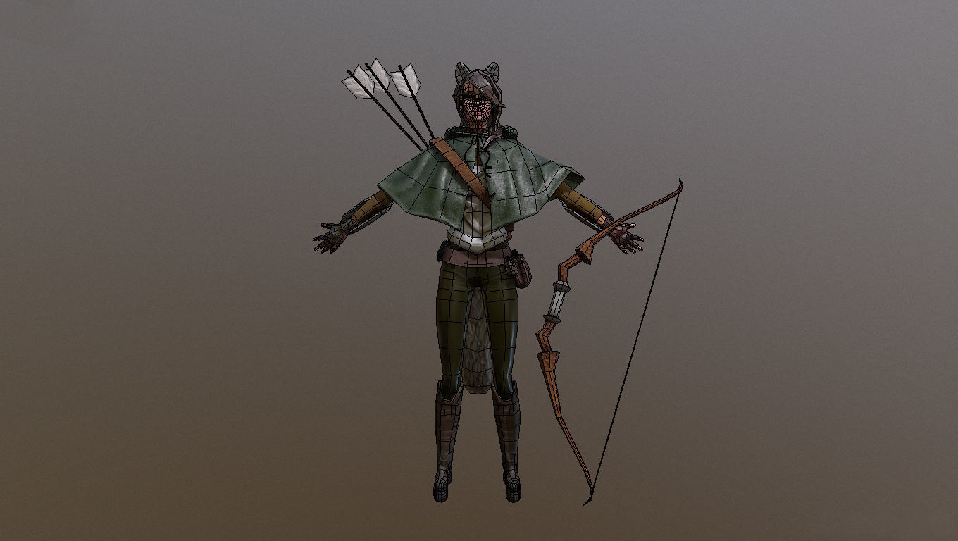 3D model 3D model Druid VR / AR / low-poly | CGTrader