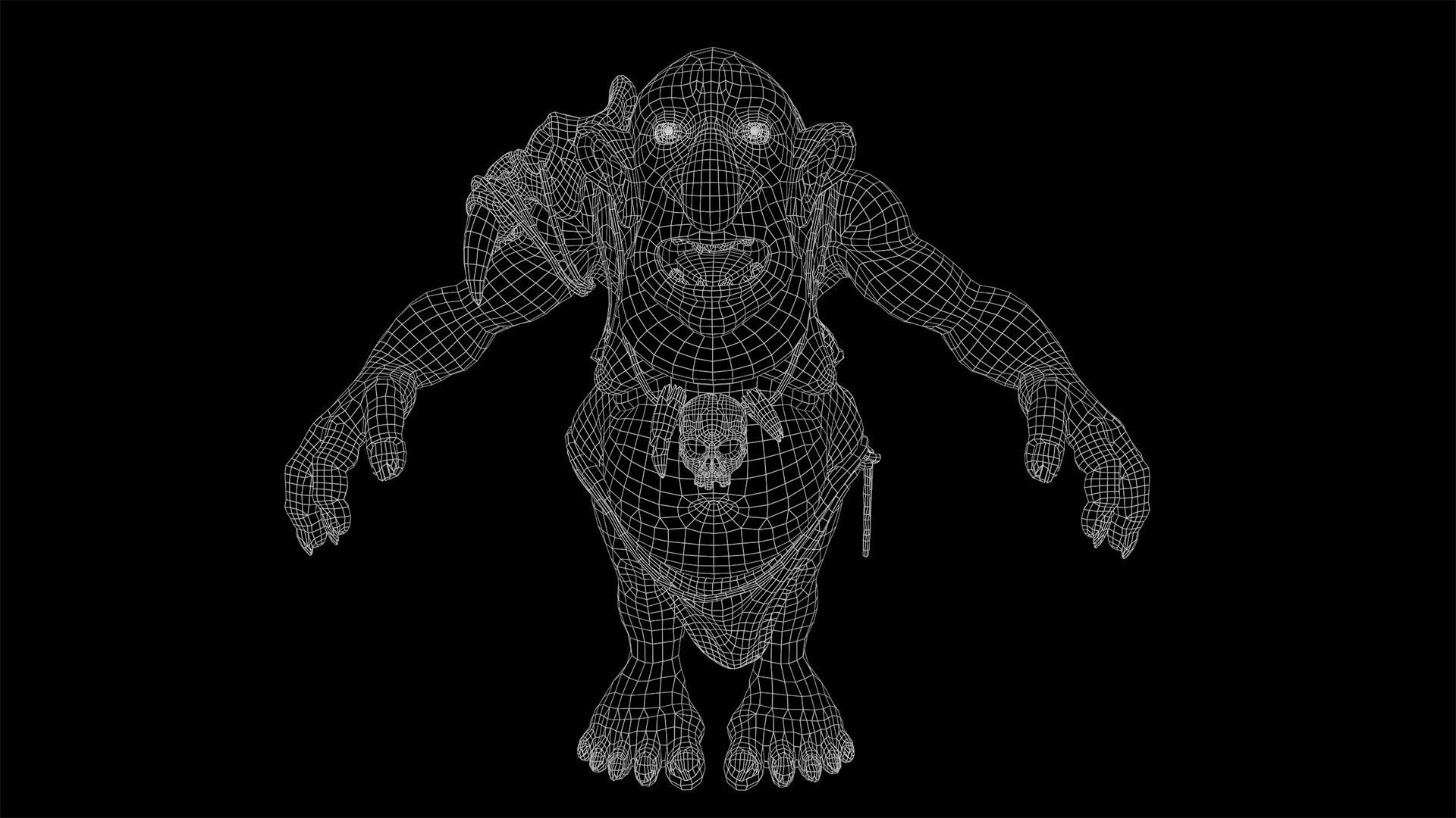 3D model Troll VR / AR / low-poly | CGTrader