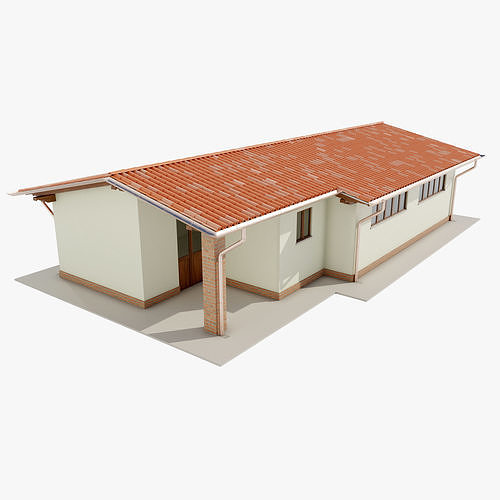 Italian Farm Building - Garage 1 3D model | CGTrader