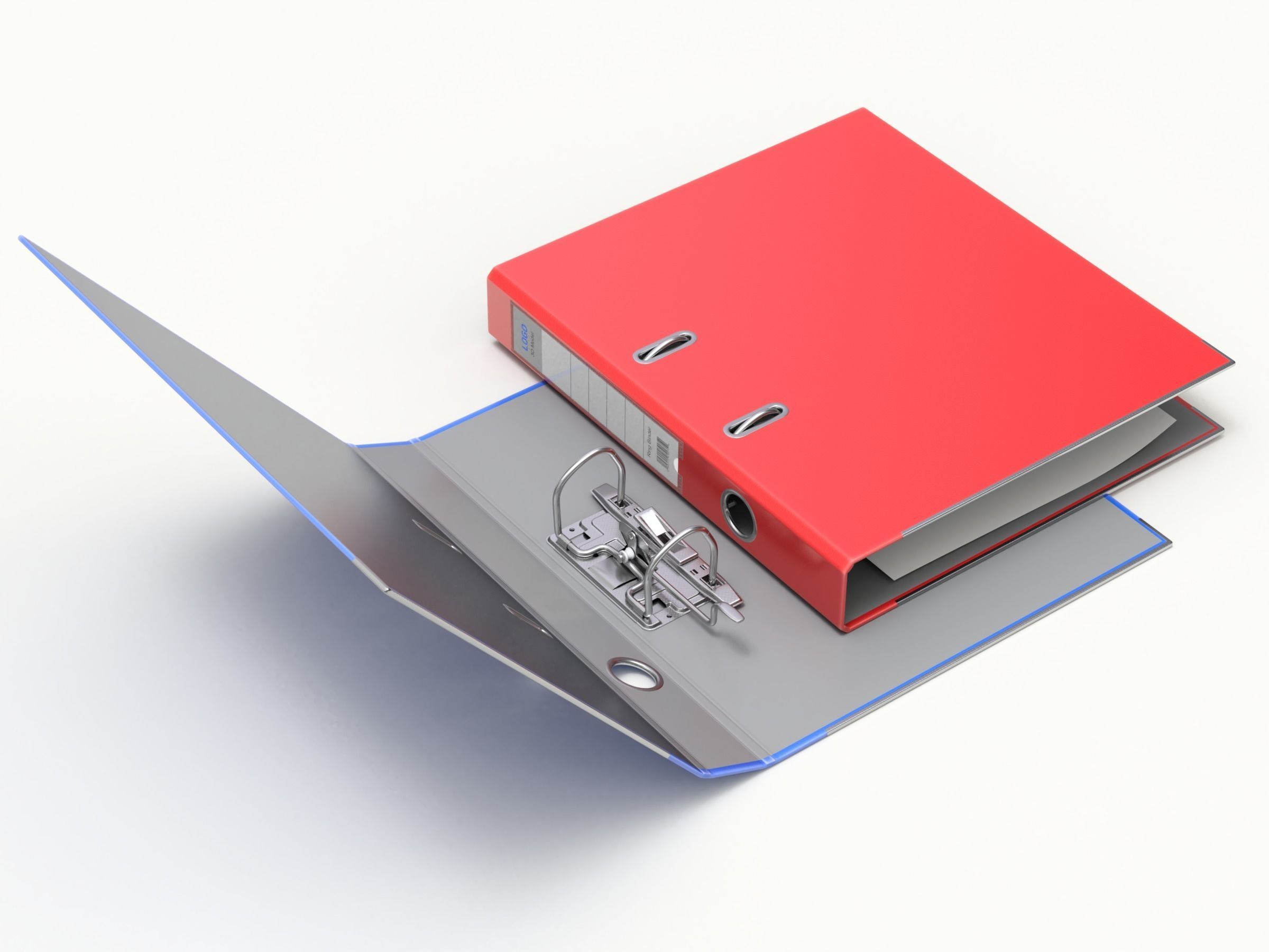 Rigged Ring Binder 3D model | CGTrader