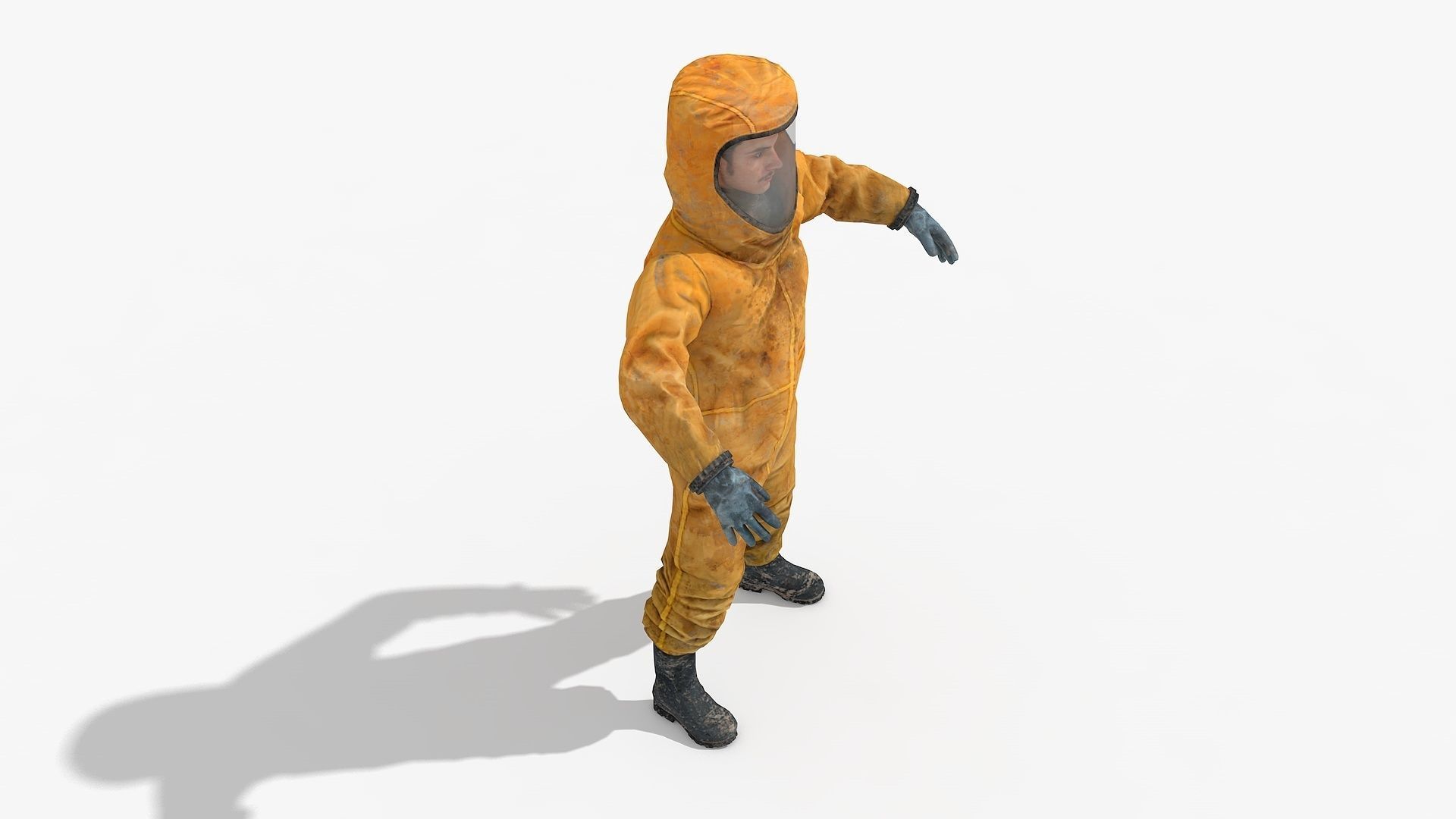 3D model Hazmat Suit VR / AR / low-poly | CGTrader