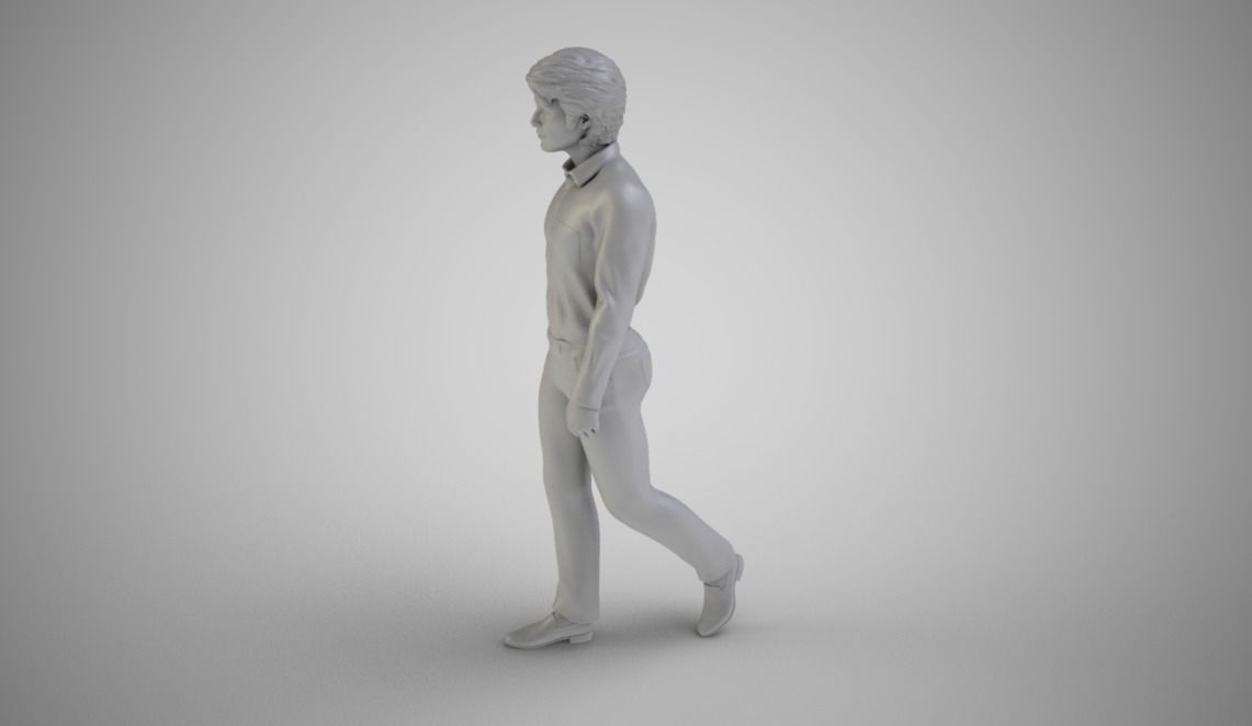 Walking Man 3D model 3D printable | CGTrader