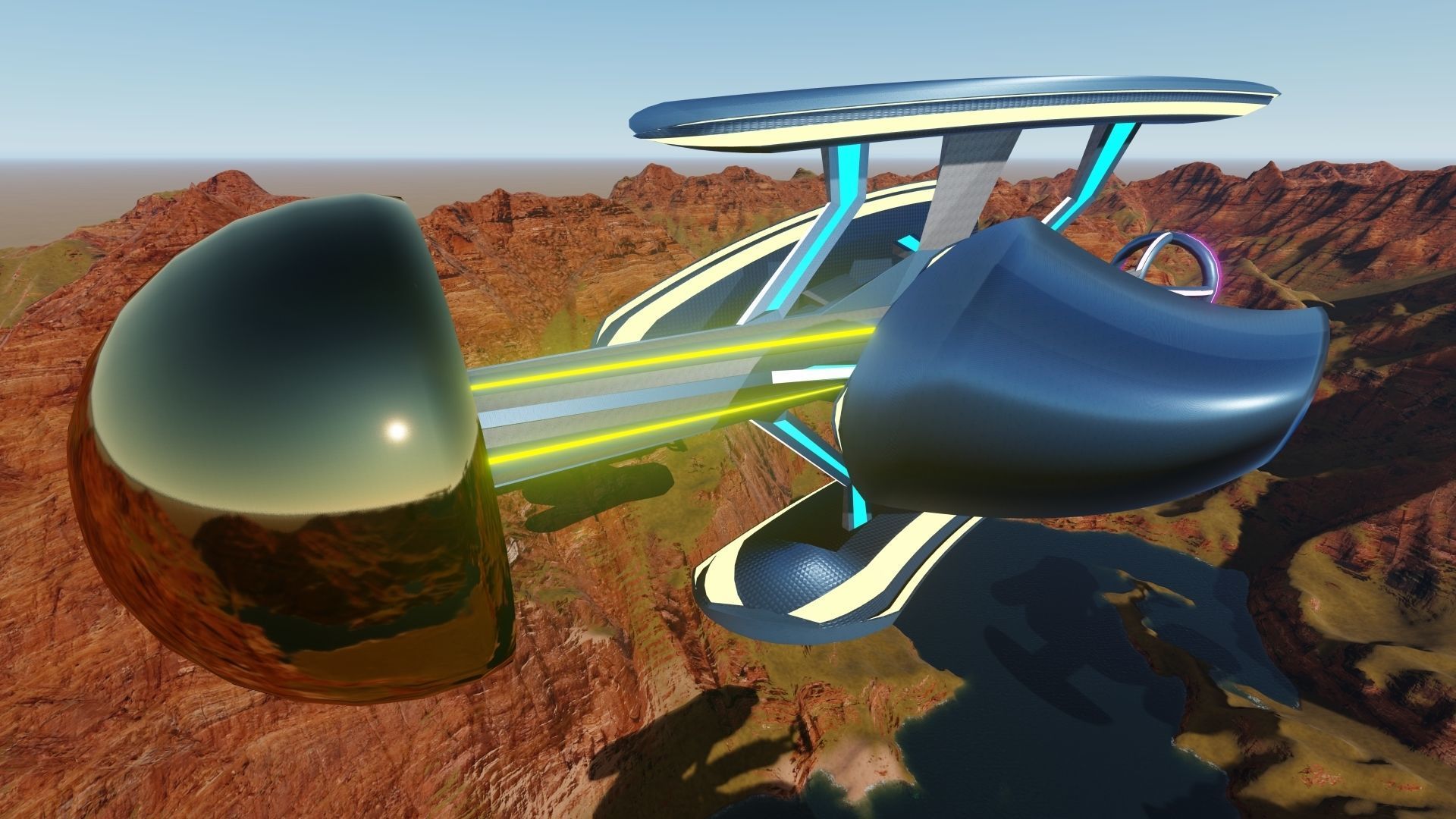 sci fi spaceship design 3ds Max Model and Lumion 3D model animated ...