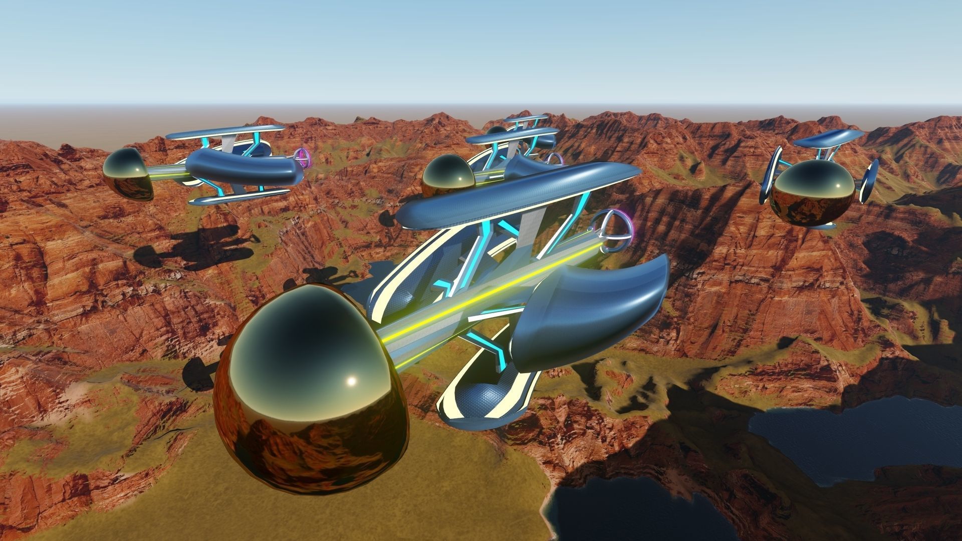 sci fi spaceship design 3ds Max Model and Lumion 3D model animated ...