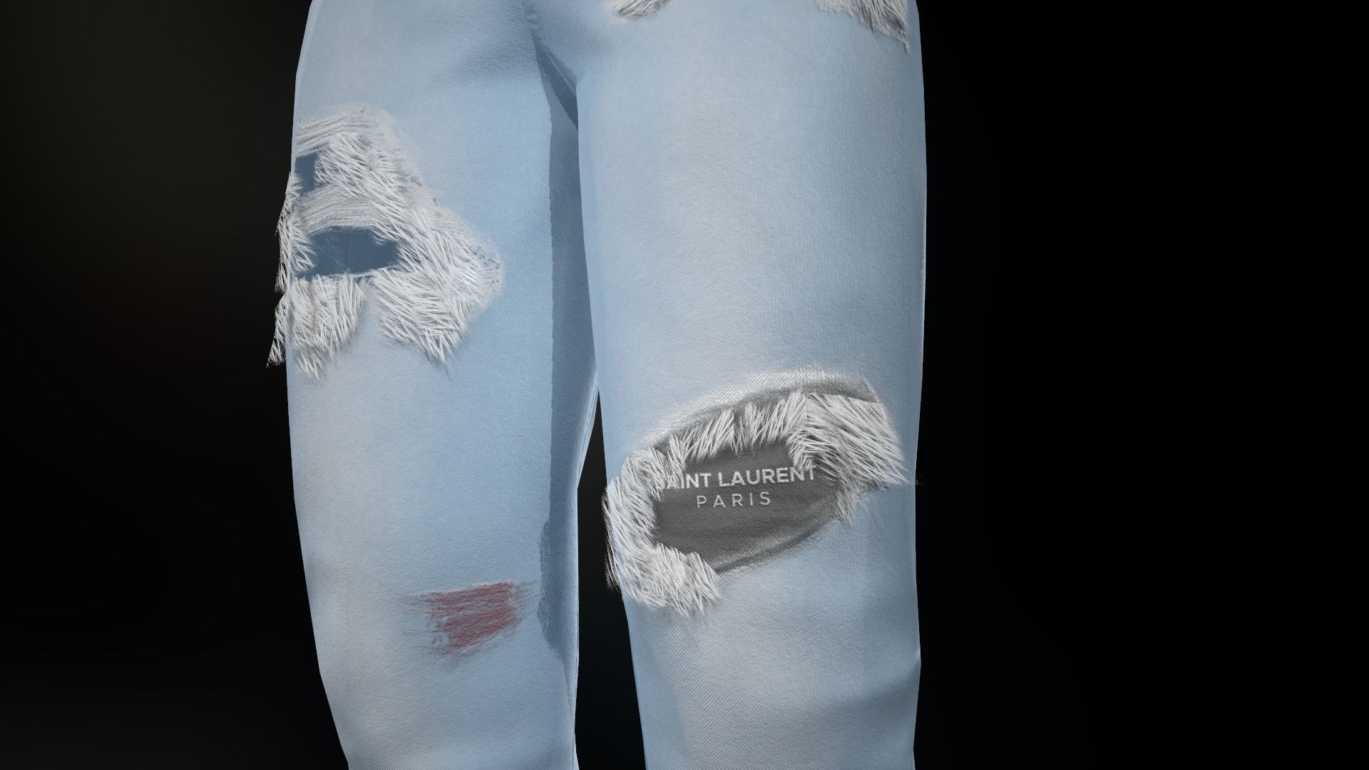 3D model Ripped Jeans VR / AR / low-poly | CGTrader