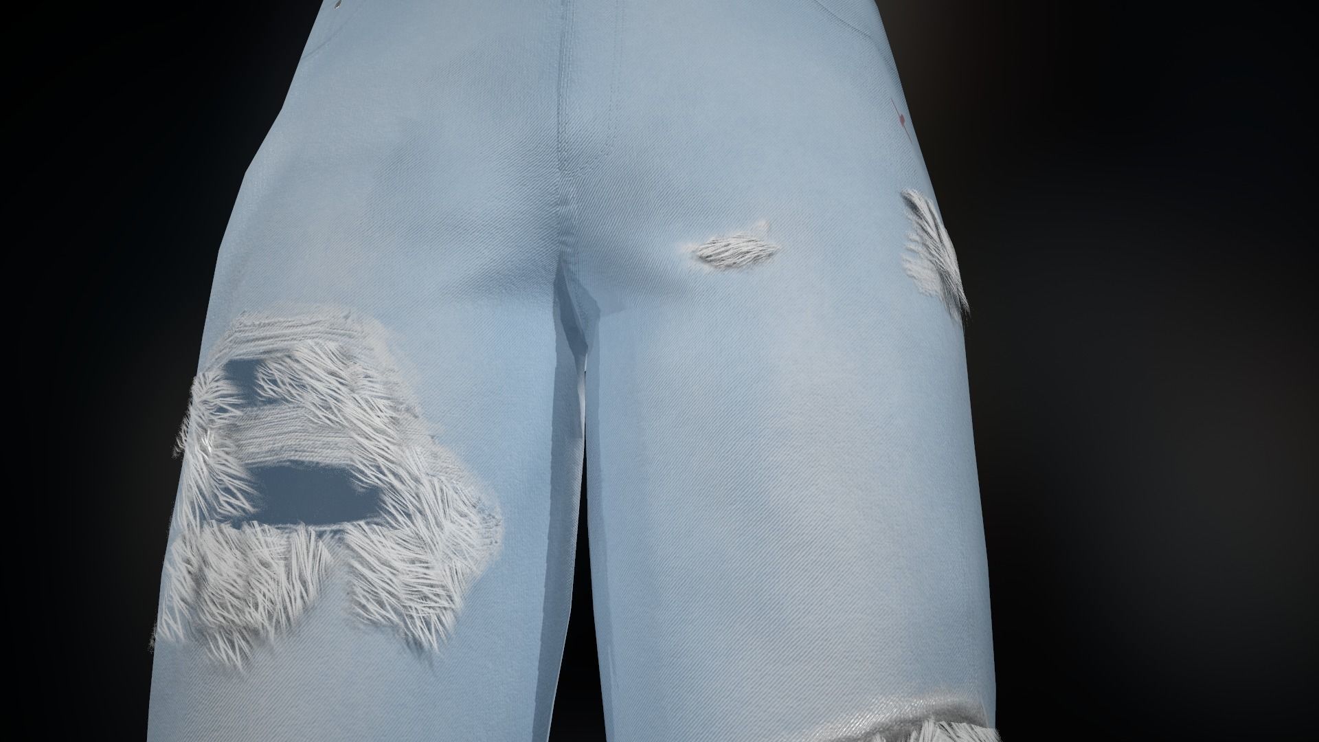 3D model Ripped Jeans VR / AR / low-poly | CGTrader