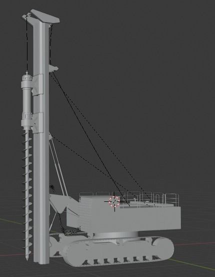 Drilling machine 3D model | CGTrader