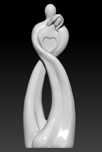 SCULPTURE HUG OF LOVERS 3D model 3D printable | CGTrader