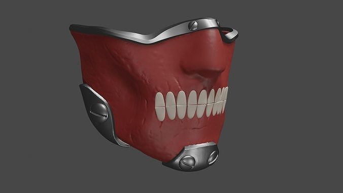 en mask cosplay prop dorohedoro 3d model for printing 3D model 3D ...