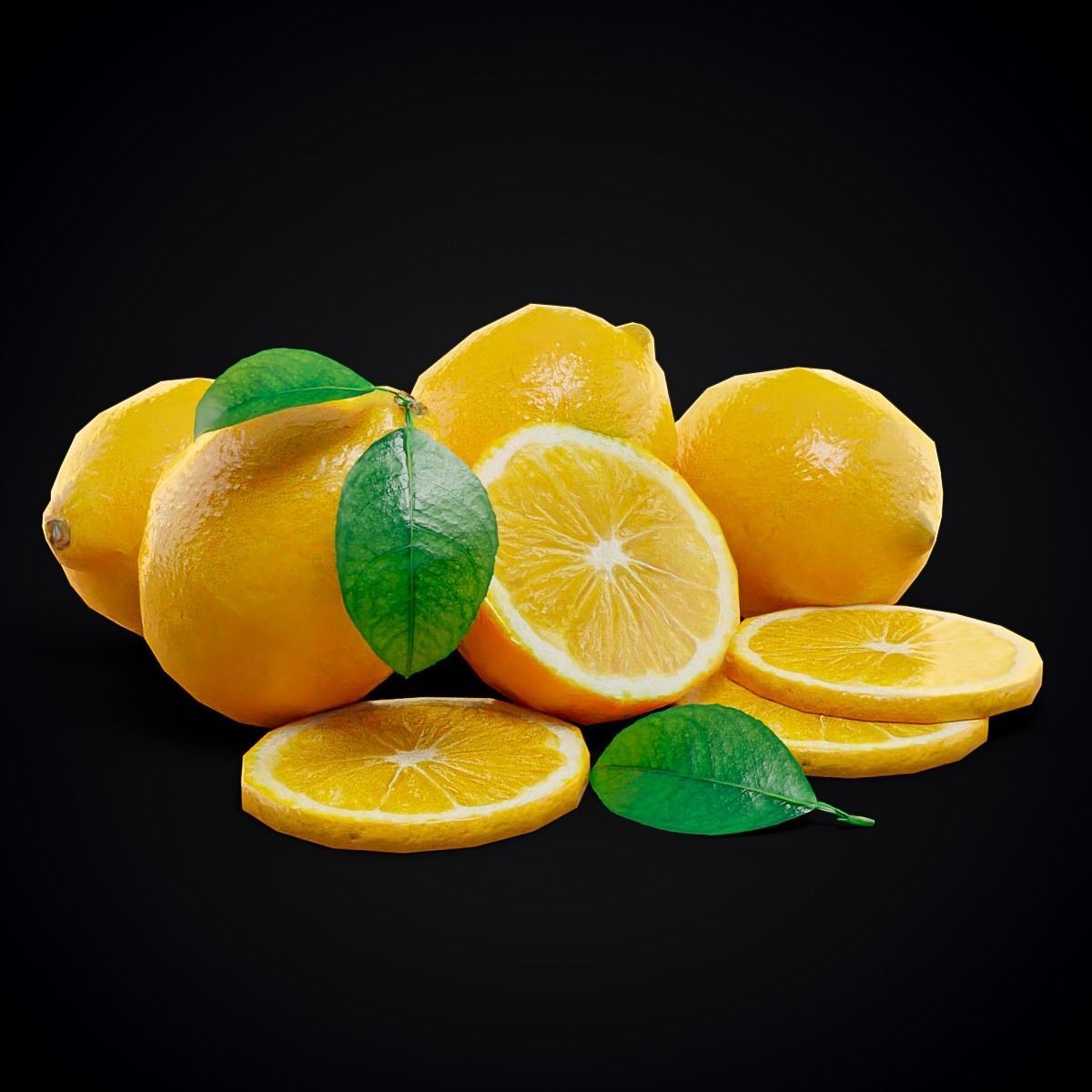 3D model Lemon VR / AR / low-poly | CGTrader