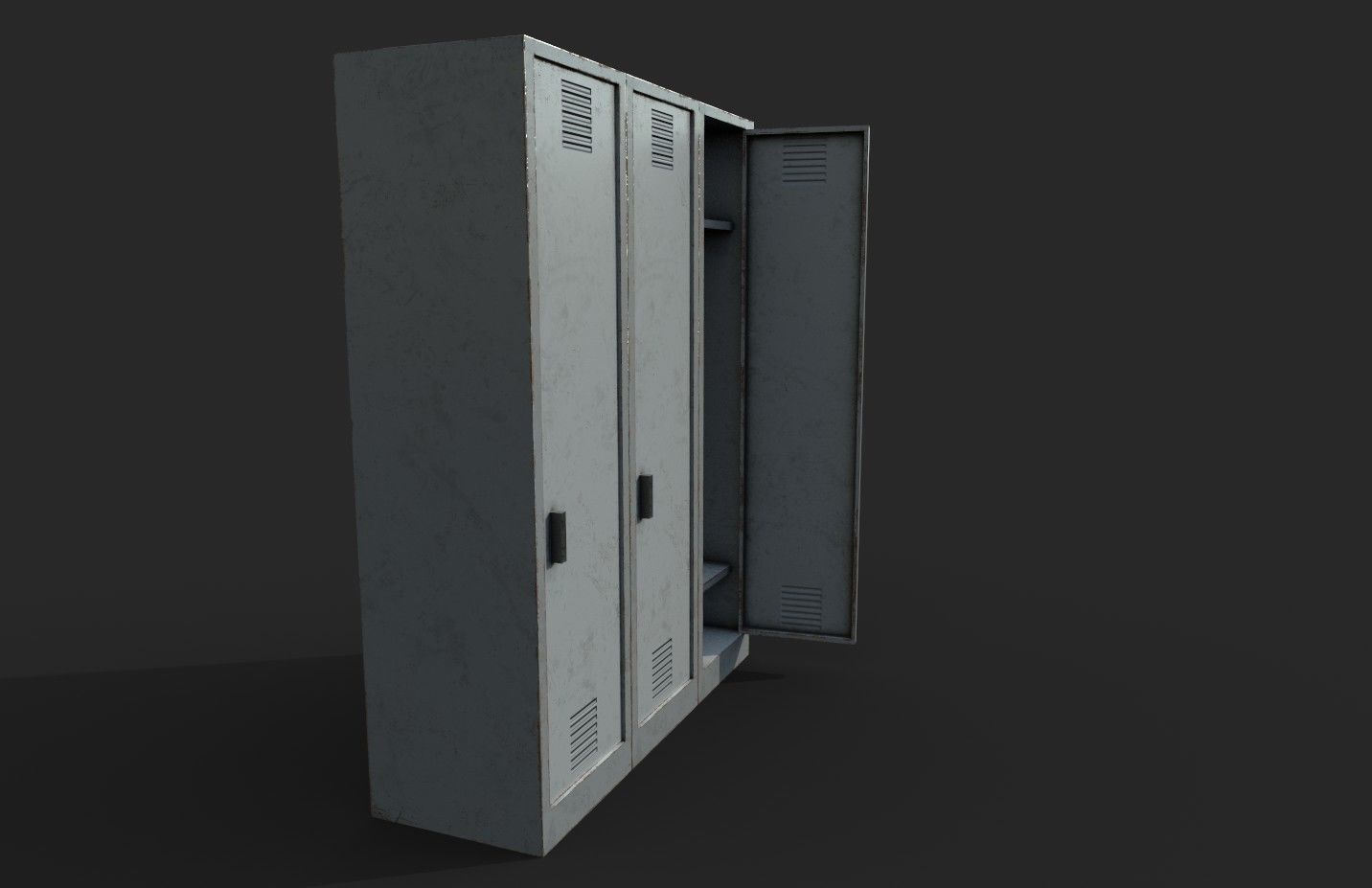 3D model Old Locker VR / AR / low-poly | CGTrader