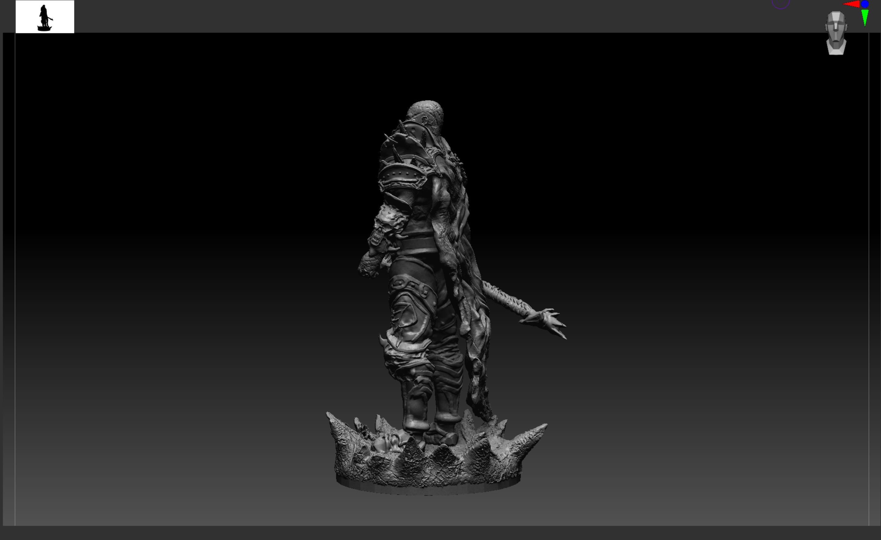 Bolvar Fordragon Lich King World of Warcraft 3D model 3D printable ...