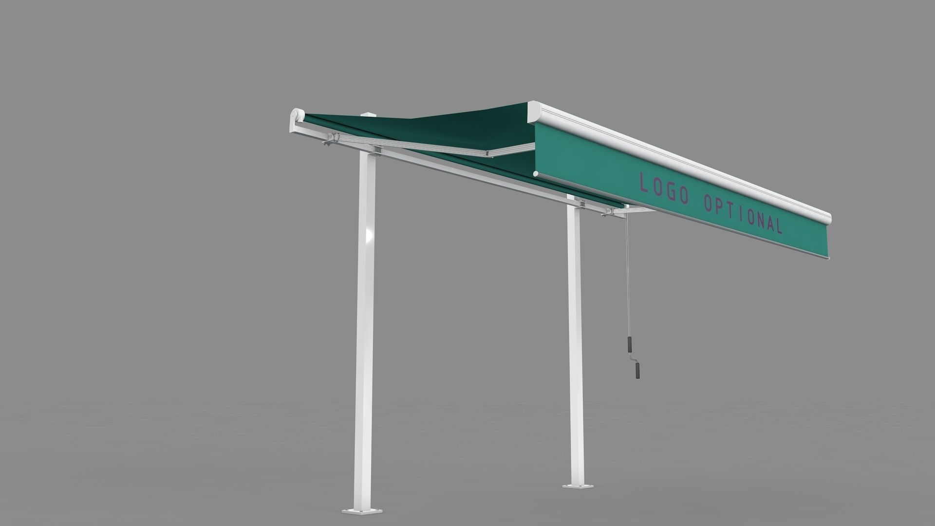 Hinged Awning Canopy 3D model animated rigged | CGTrader