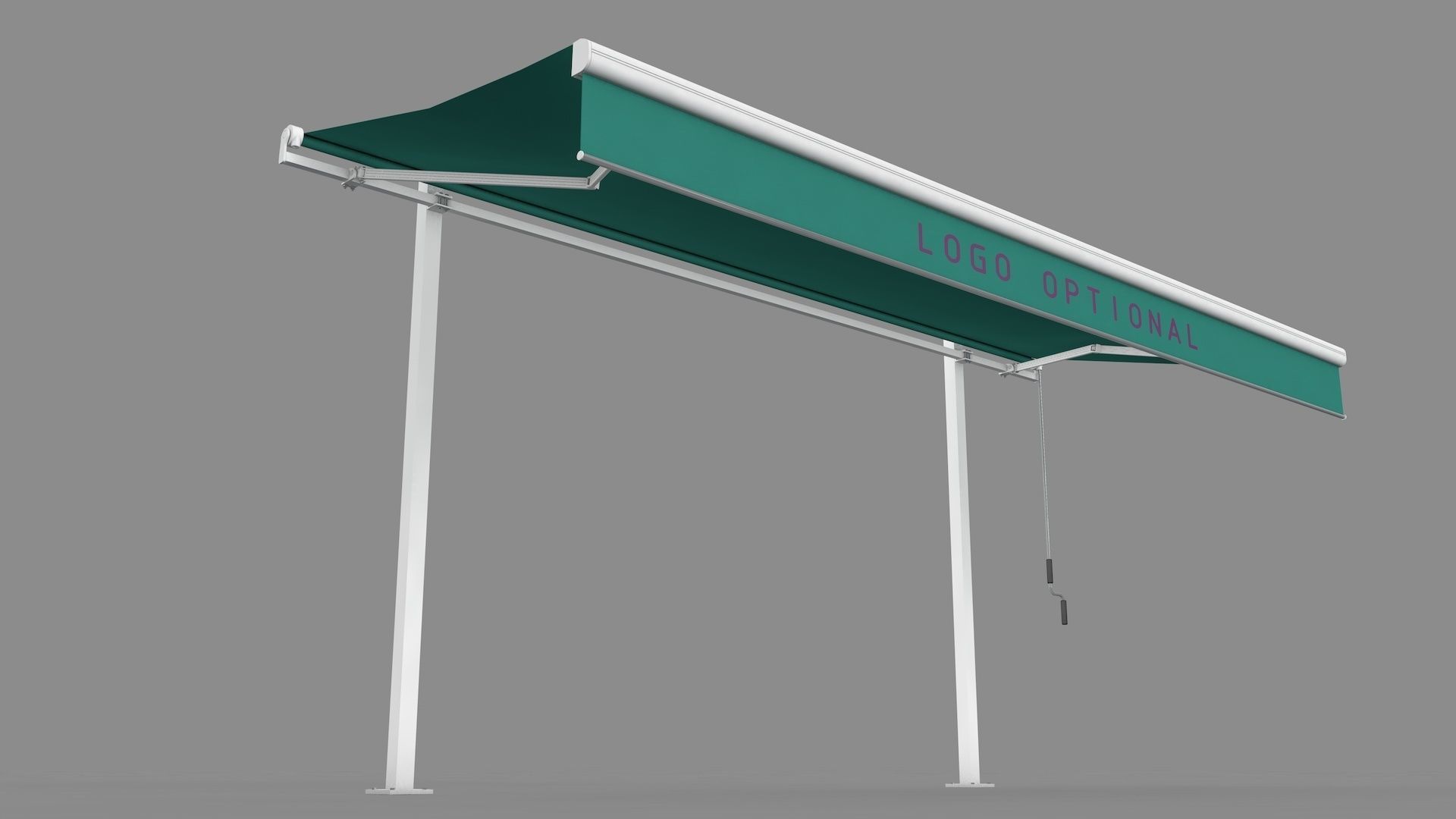 Hinged Awning Canopy 3D model animated rigged | CGTrader