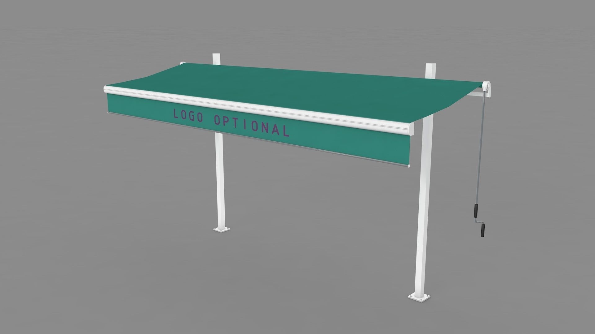 Hinged Awning Canopy 3D model animated rigged | CGTrader