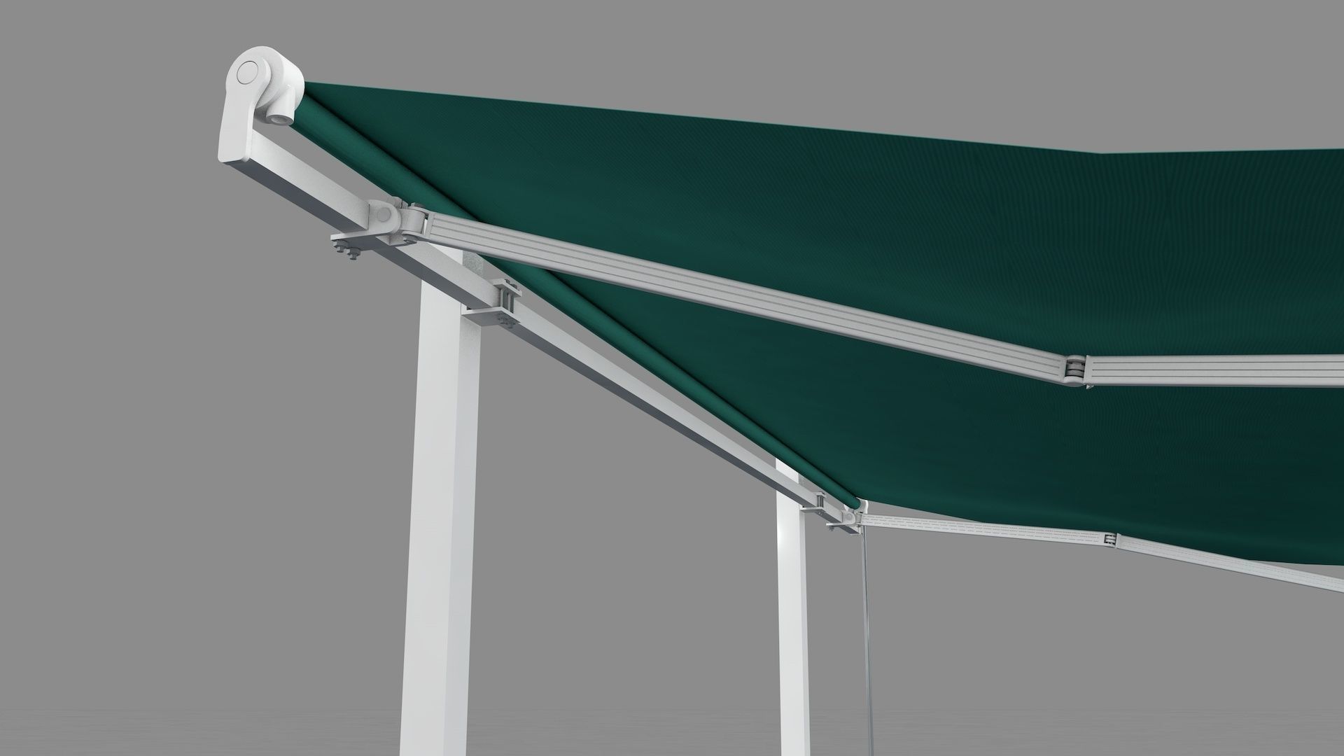 Hinged Awning Canopy 3D model animated rigged | CGTrader