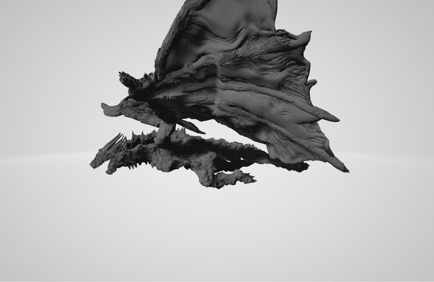 Dragon flying 3D model 3D printable | CGTrader