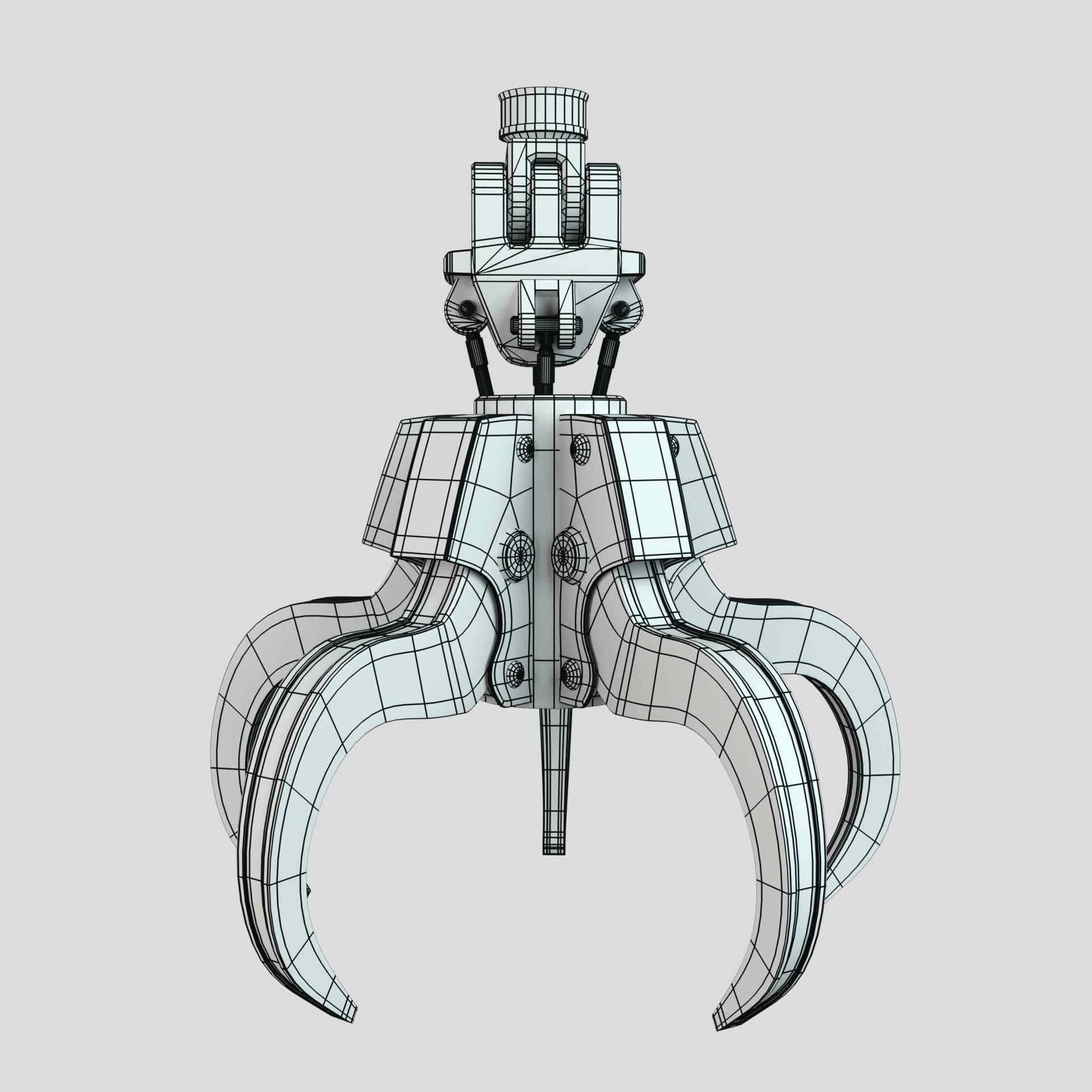 Hydraulic Grab 3D model | CGTrader
