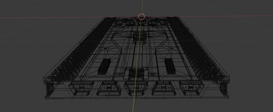 Sci-Fi Floor Wall Ceiling Panel 3D model | CGTrader