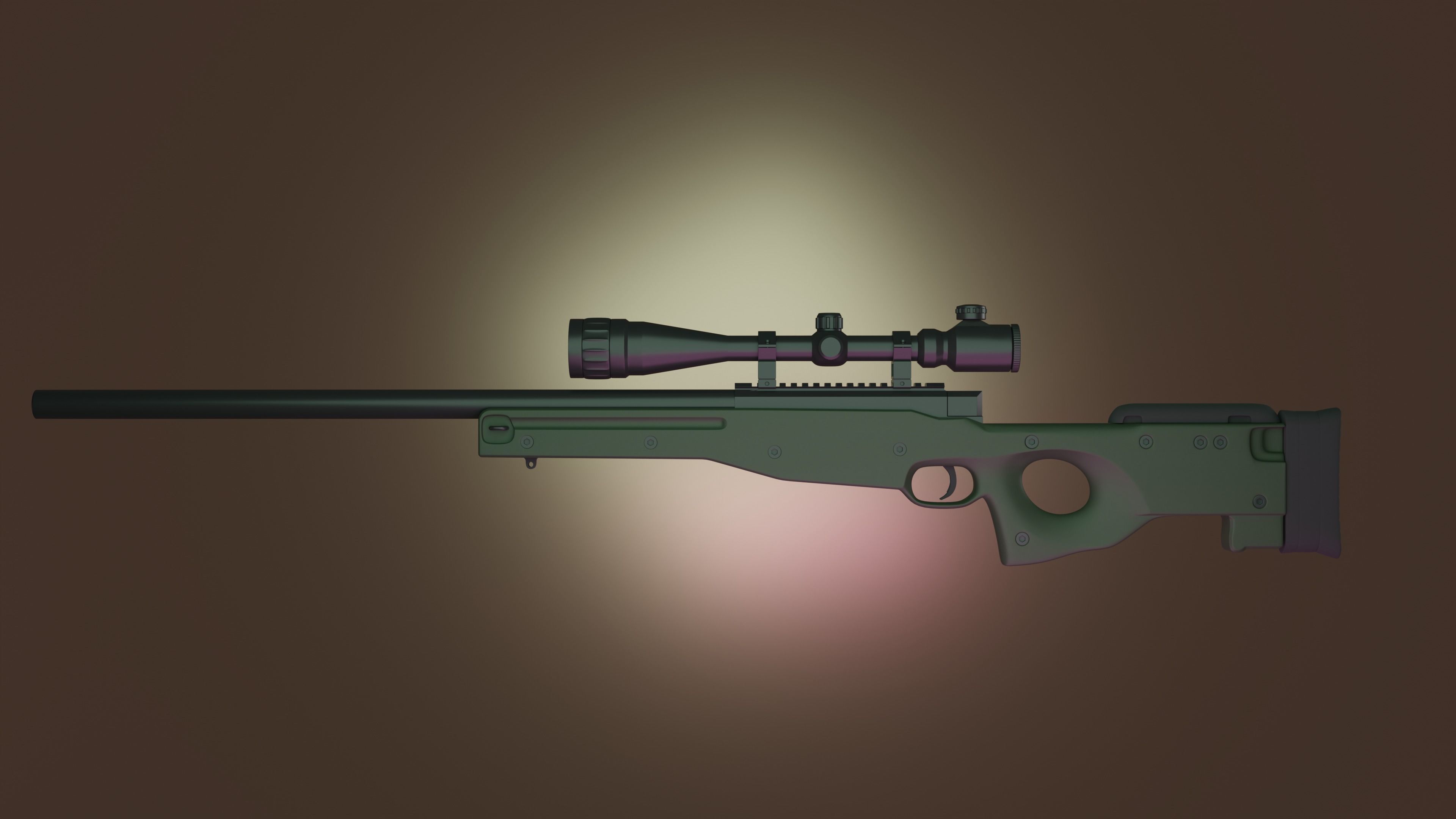 L96A3 3D model | CGTrader