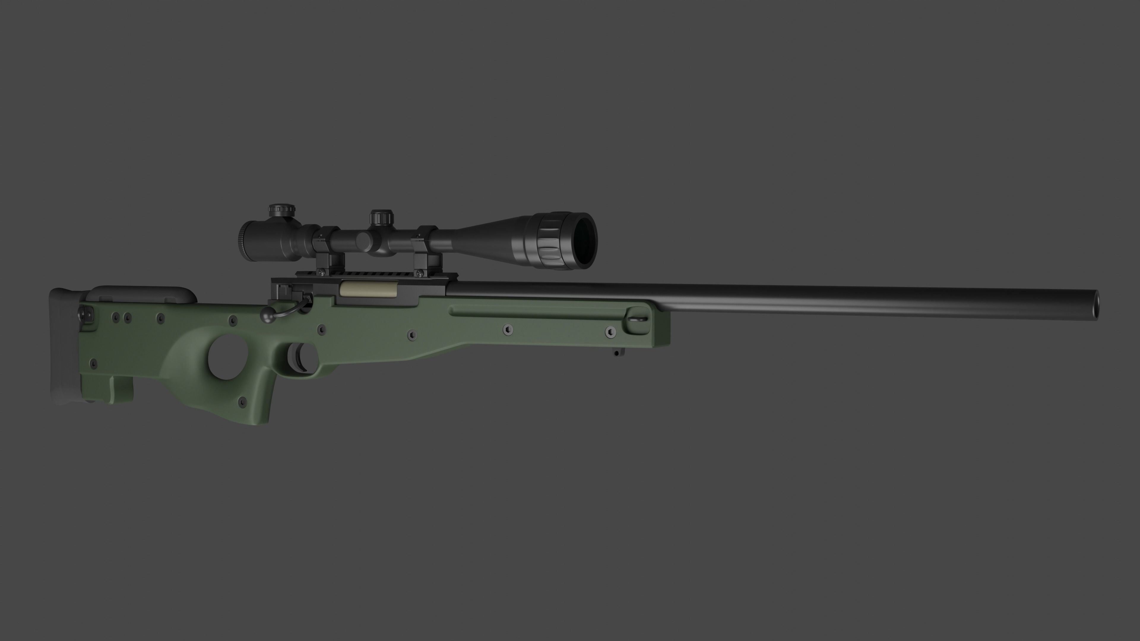 L96A3 3D model | CGTrader