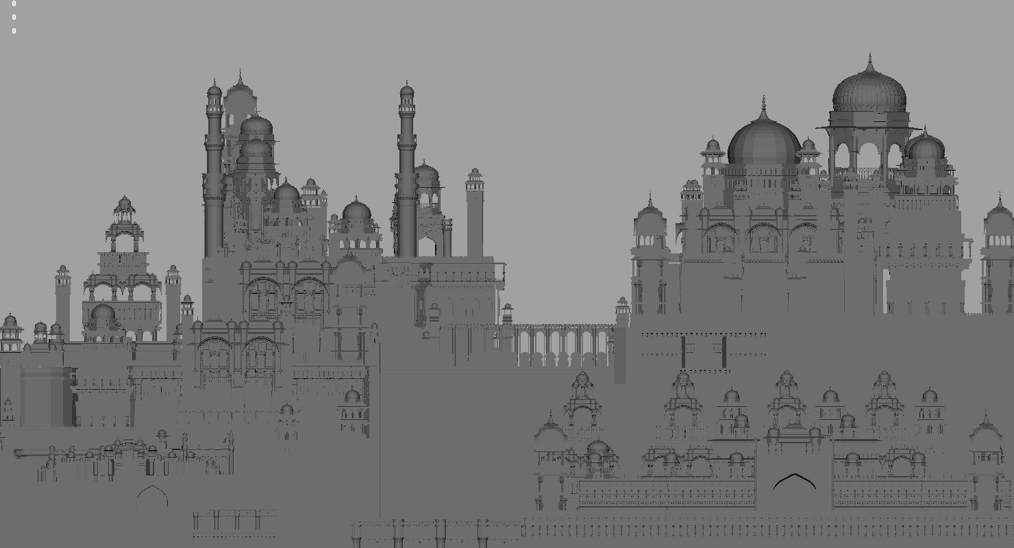 fort 3d model indian city 3D model | CGTrader