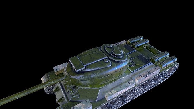 3D model Heavy tank IS-4M VR / AR / low-poly animated | CGTrader