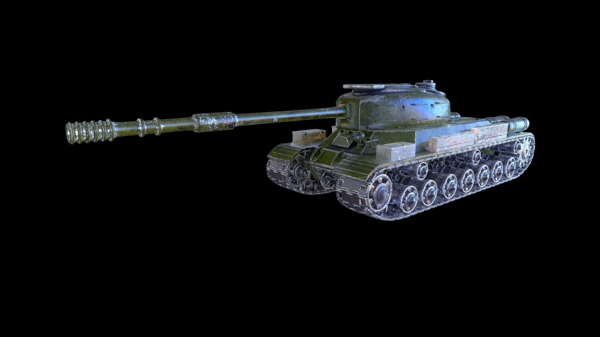 3D model Heavy tank IS-4M VR / AR / low-poly animated | CGTrader