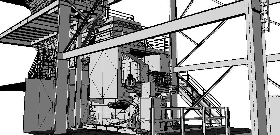 Complete underground mine installation 3D model | CGTrader