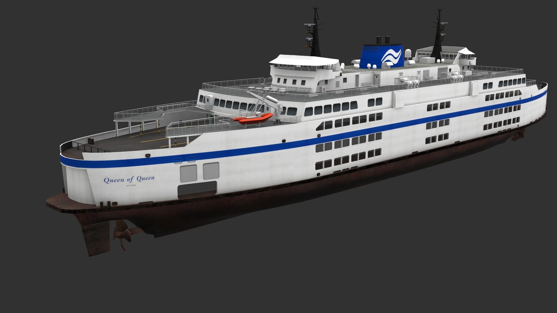 3D model Ferry VR / AR / low-poly | CGTrader