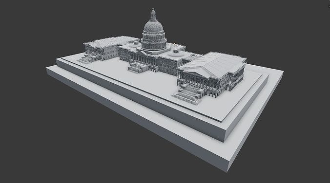 Capitol building 3D model | CGTrader