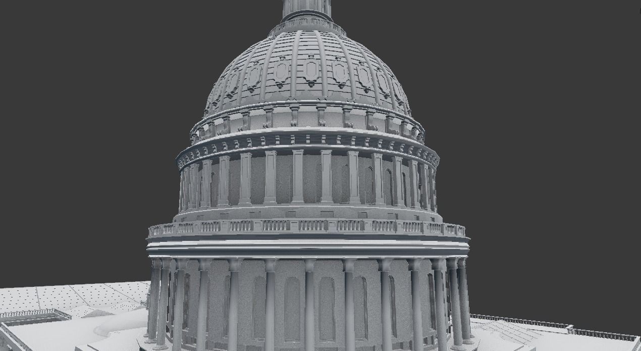 Capitol building 3D model | CGTrader