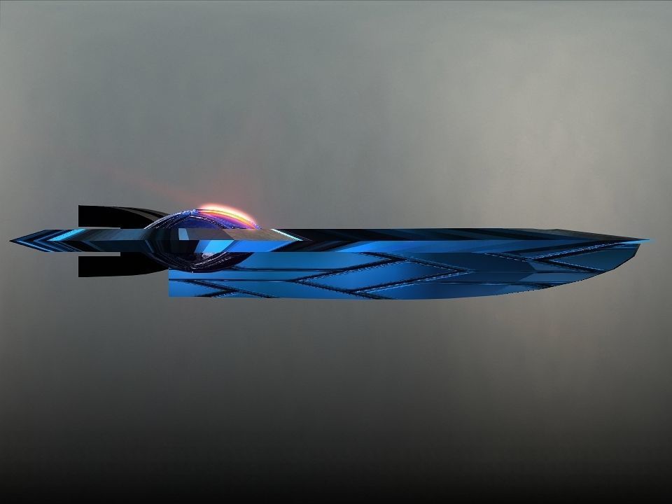 3D model Space Spear Space Ship VR / AR / low-poly | CGTrader