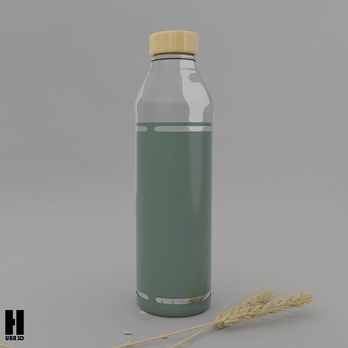 Free Water Bottle free 3D model | CGTrader