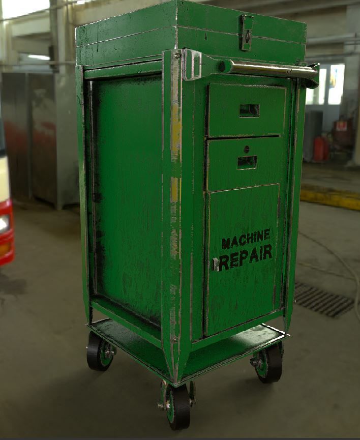 3D model Mechanic Tool Box VR / AR / low-poly | CGTrader