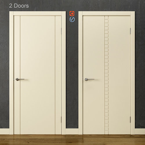 Next Series Academy Doors Part 4 3D model | CGTrader