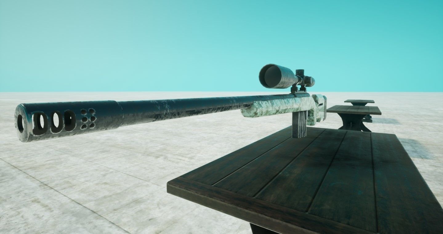 3D model M300 Sniper VR / AR / low-poly | CGTrader