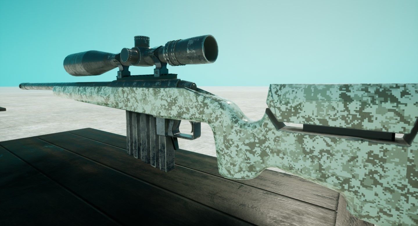 3D model M300 Sniper VR / AR / low-poly | CGTrader