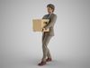 Man Carrying Box 3D model 3D printable | CGTrader