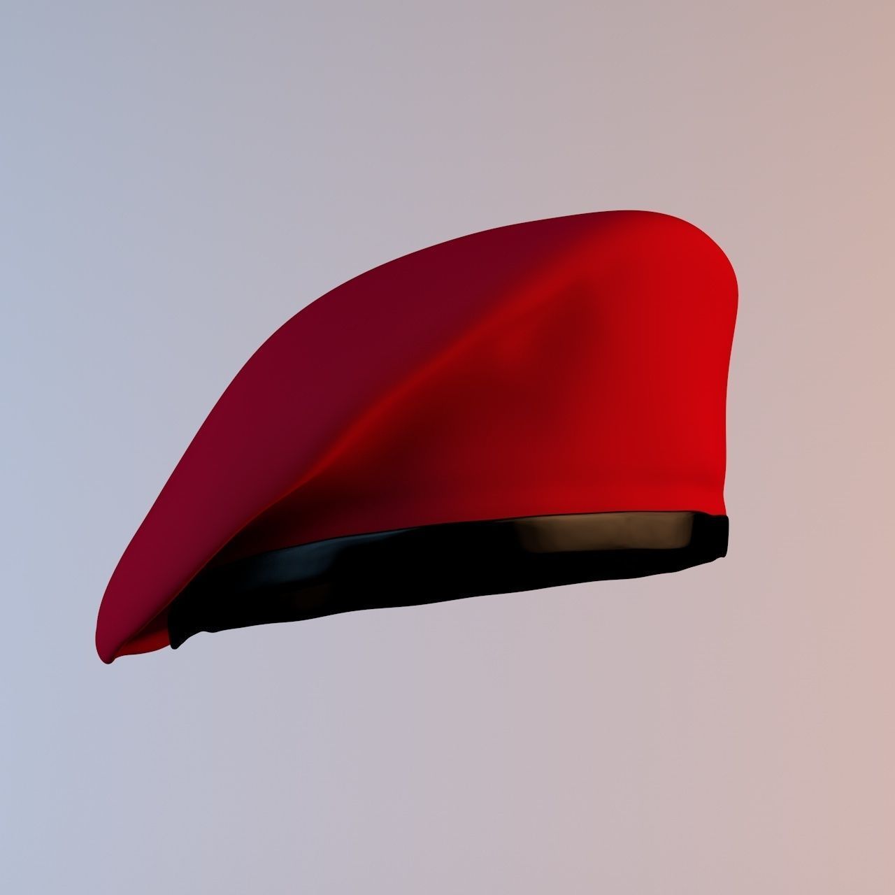Beret Package 3D model | CGTrader