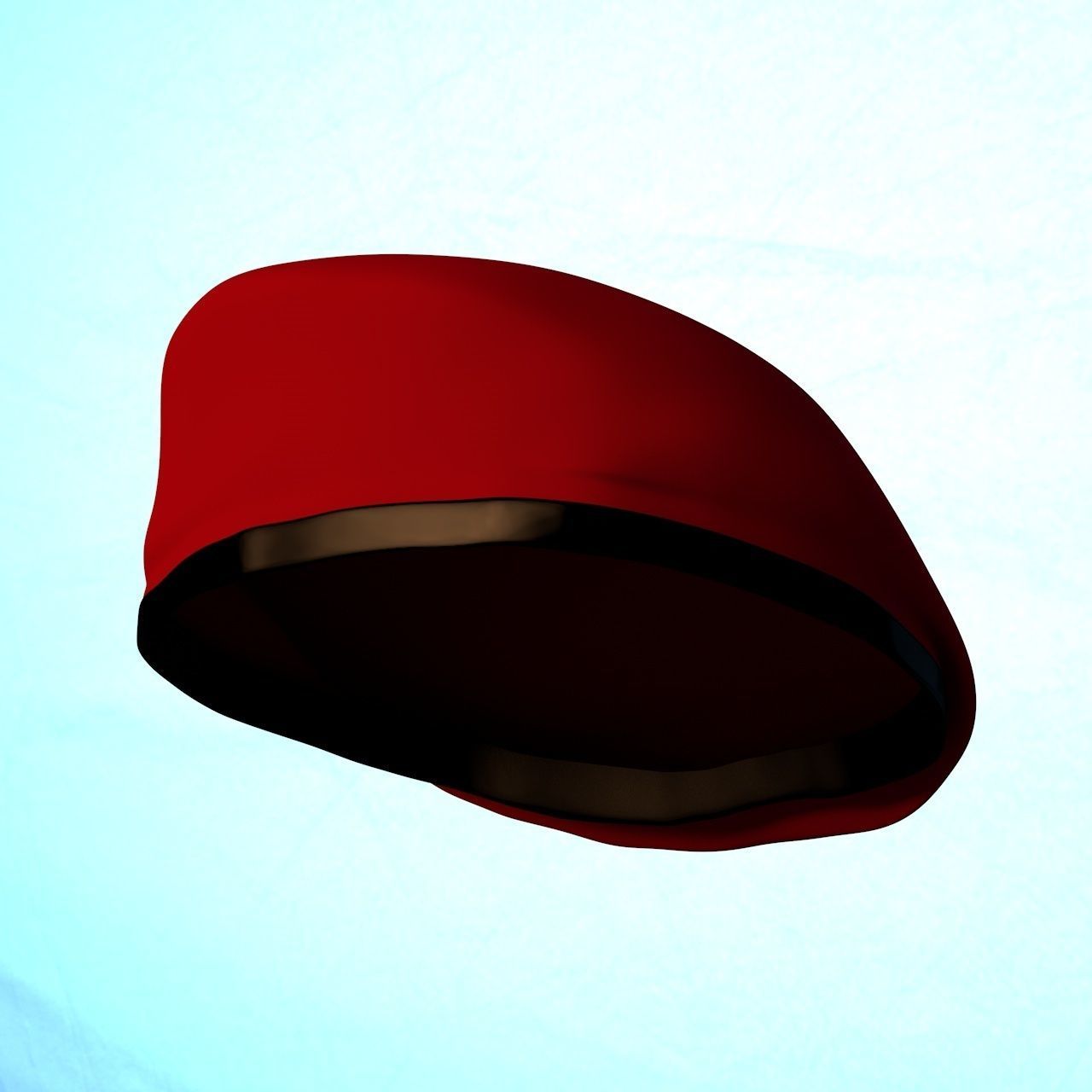 Beret Package 3D model | CGTrader