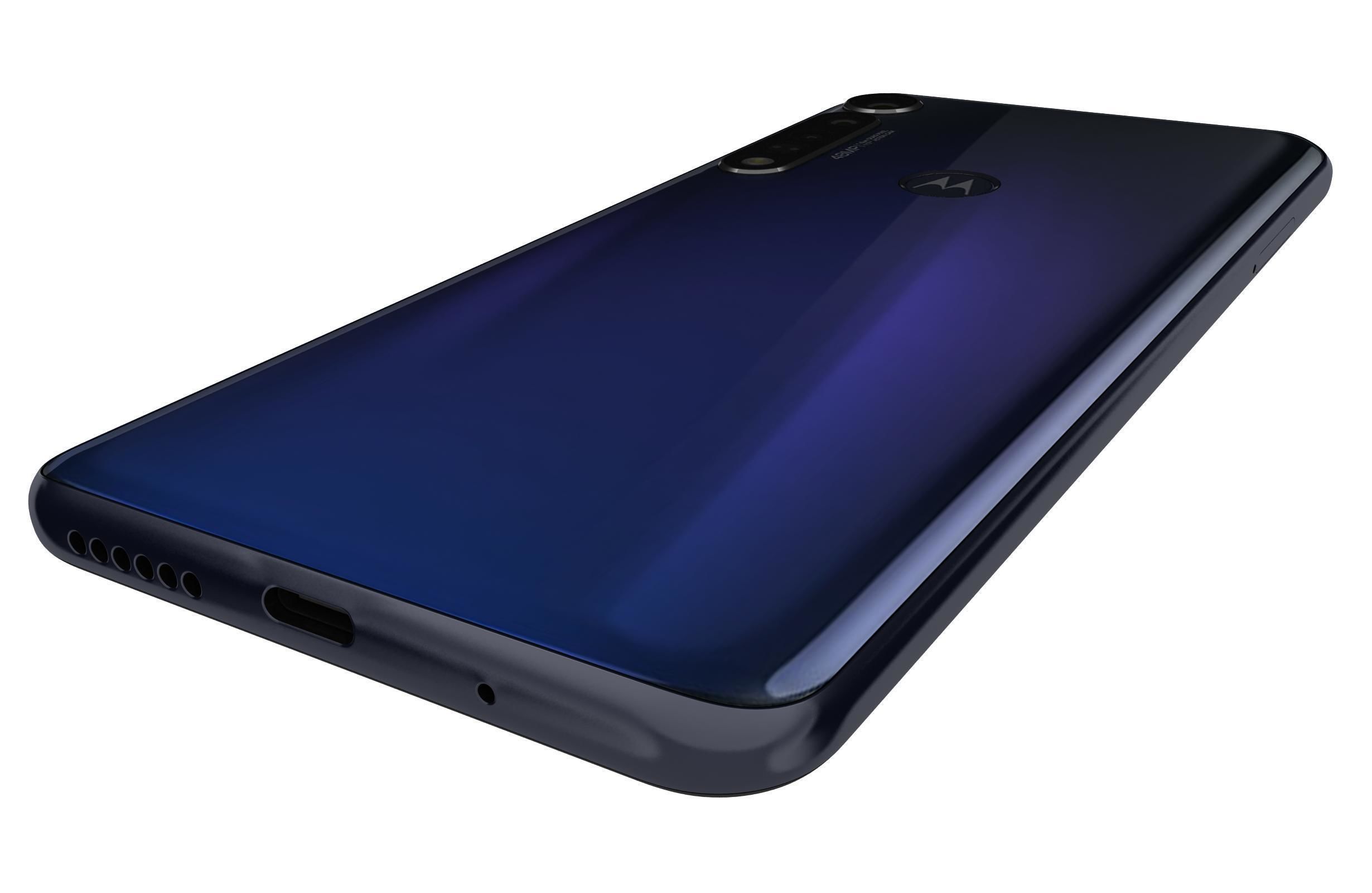 Motorola Moto G8 Plus Dark Blue 3D model | CGTrader