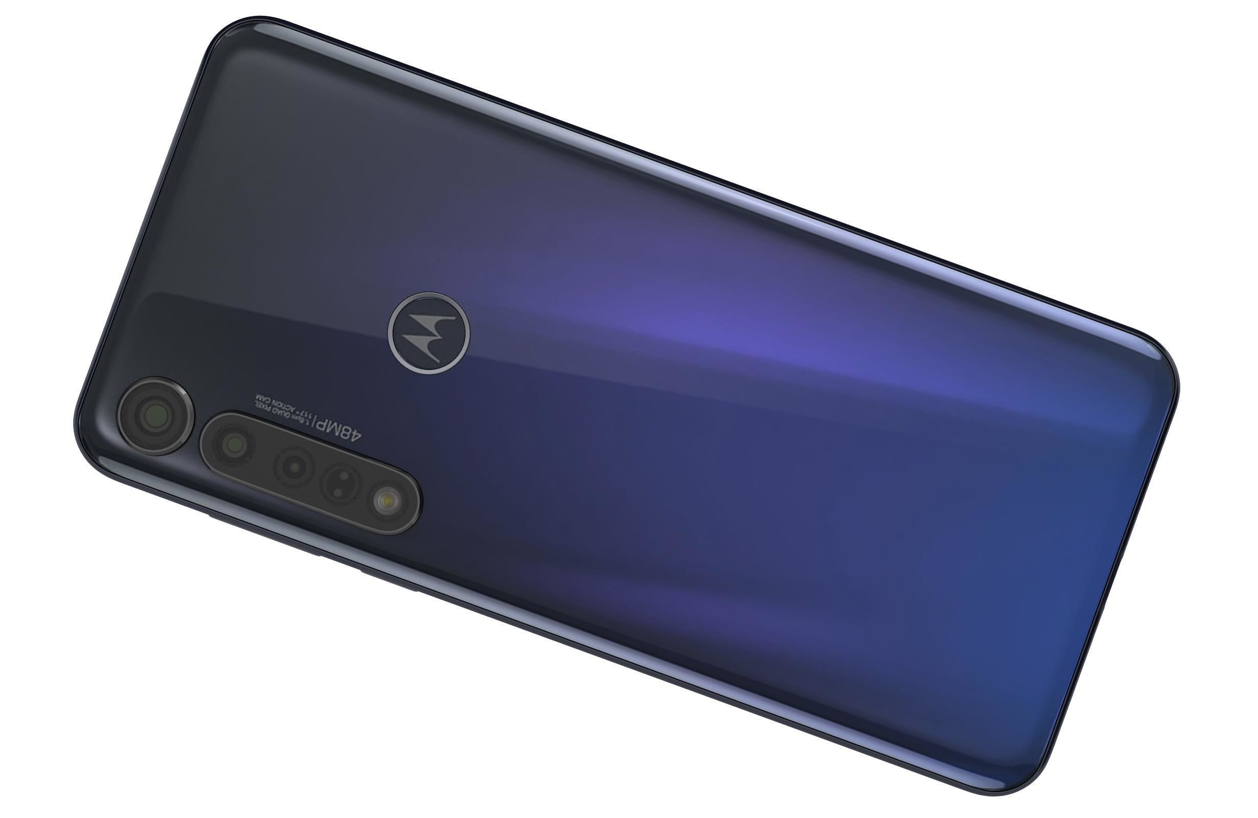 Motorola Moto G8 Plus Dark Blue 3D model | CGTrader