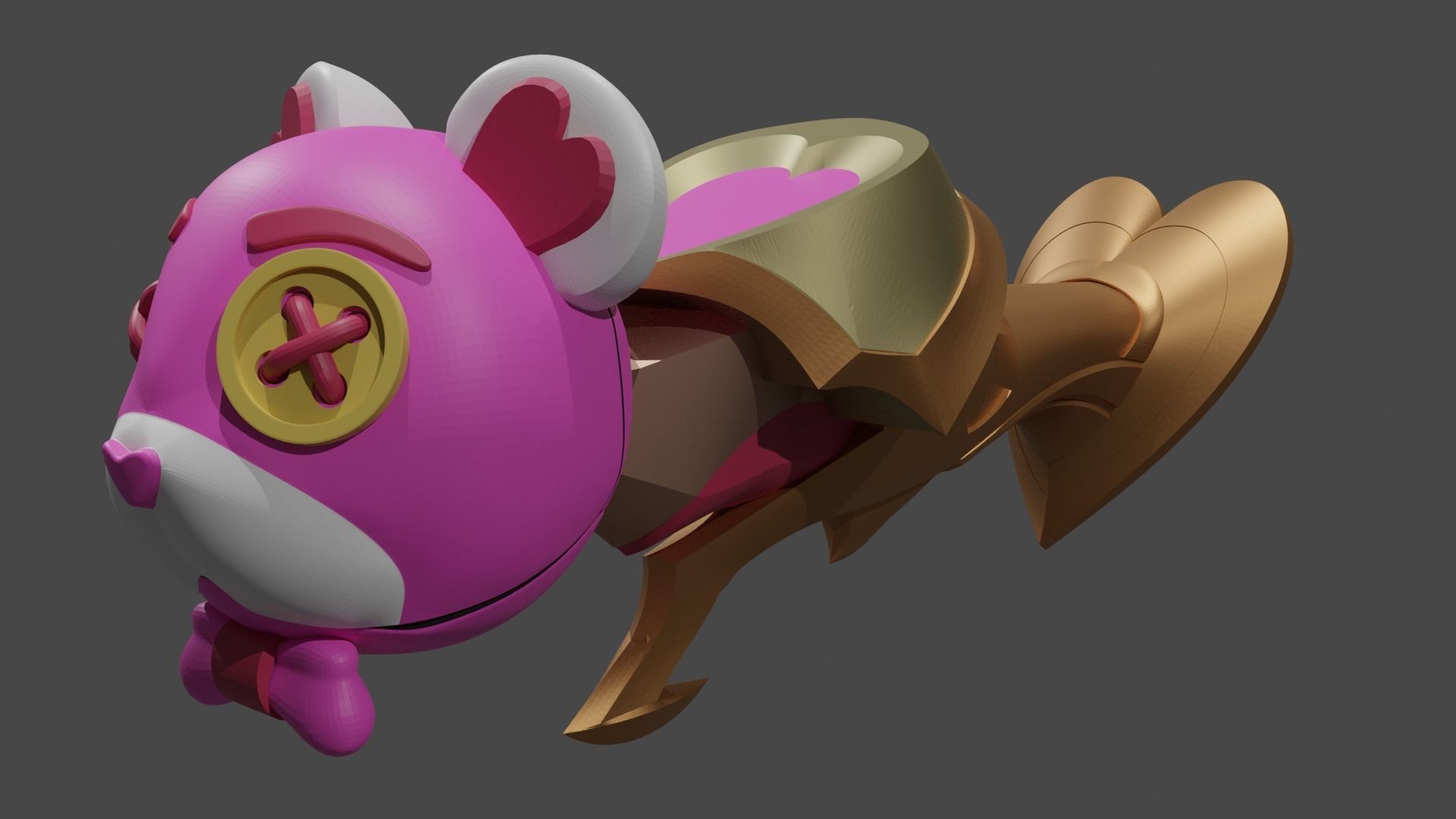 heartseeker jinx fishbones gun League of Legends for printing 3D model ...