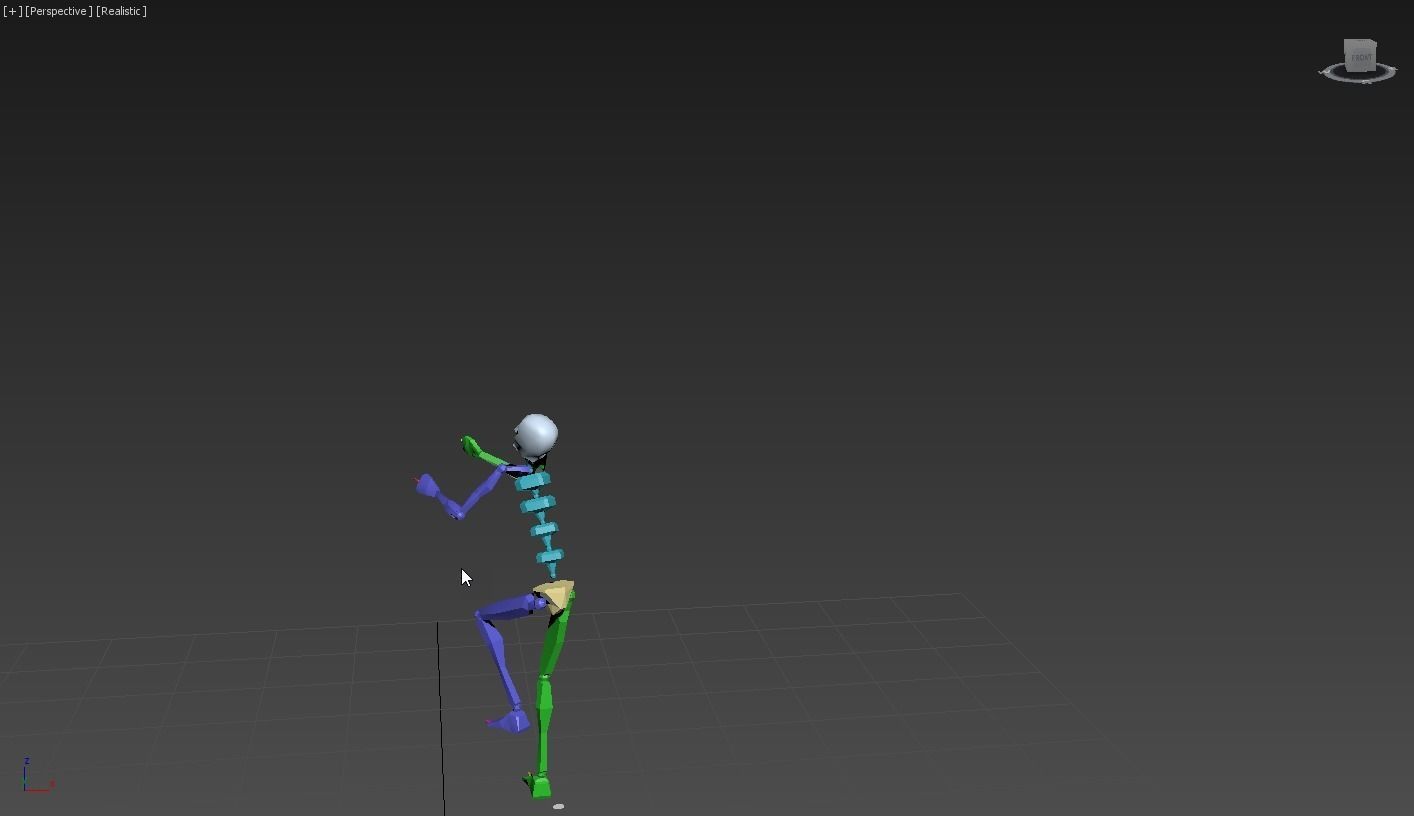 Ladder climbing 3D model animated | CGTrader