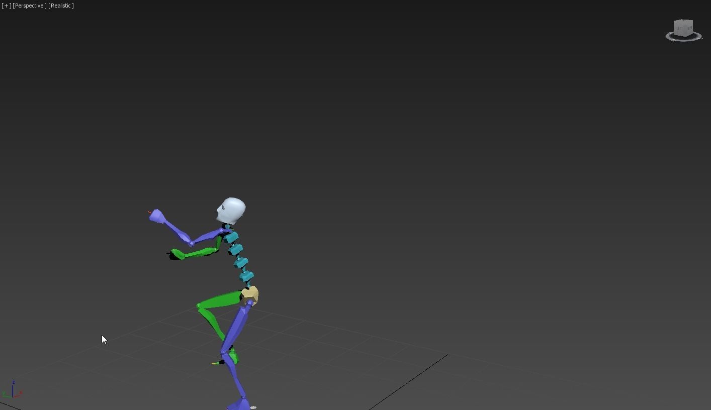 Ladder climbing 3D model animated | CGTrader