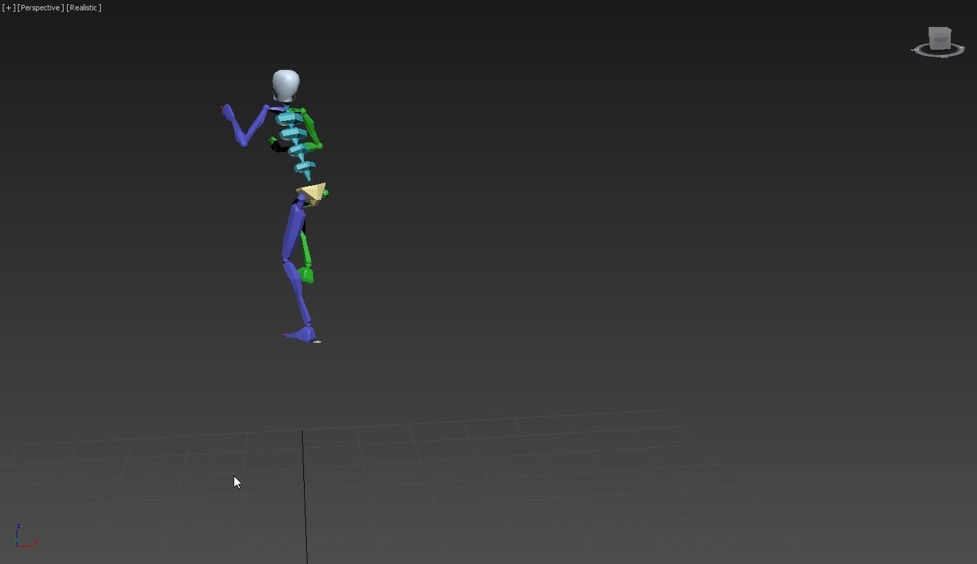 Ladder climbing 3D model animated | CGTrader