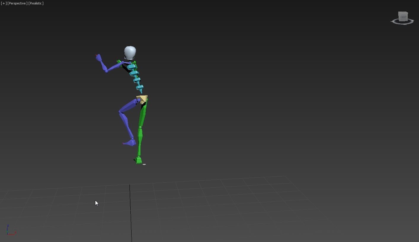 Ladder climbing 3D model animated | CGTrader