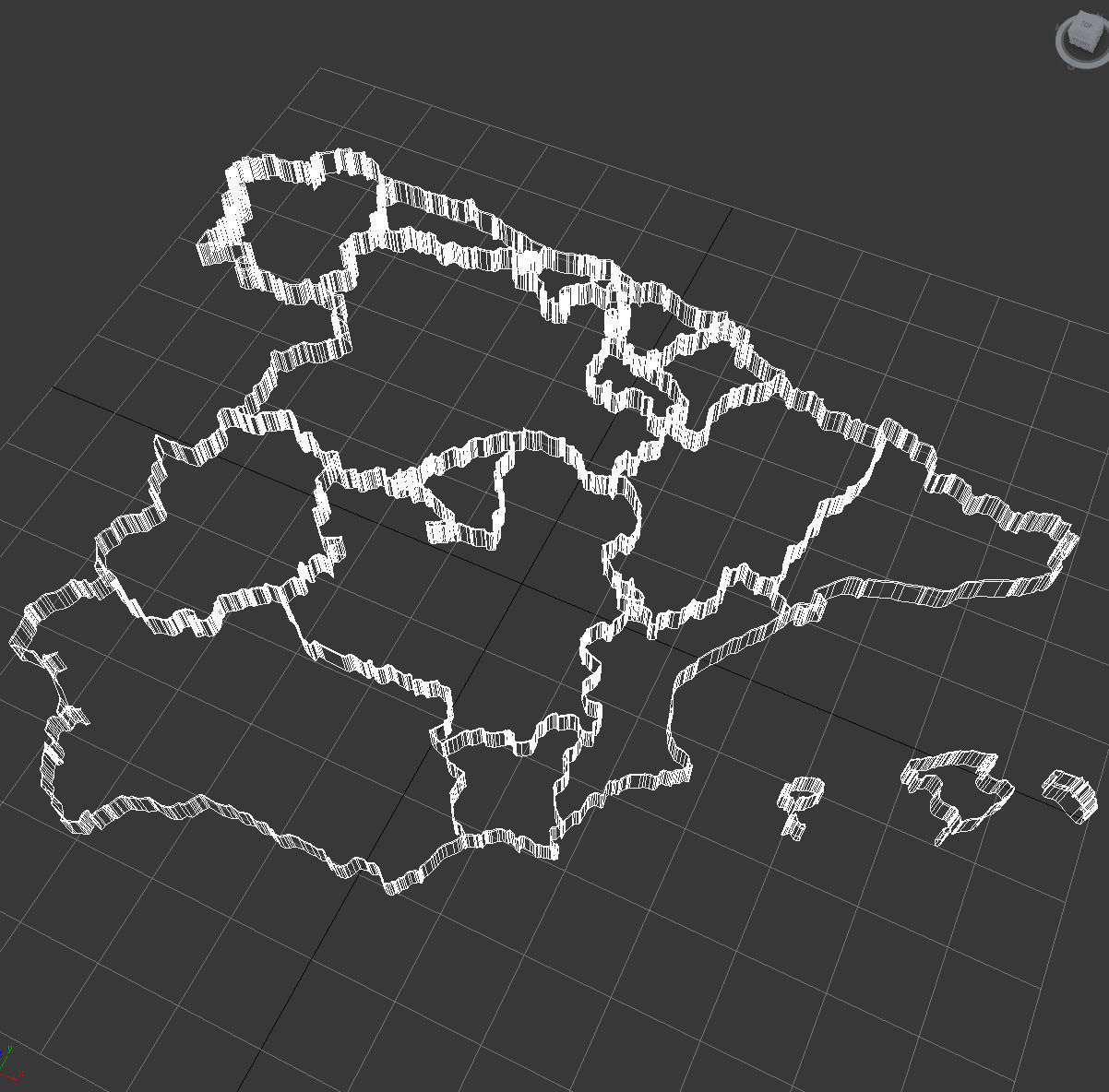 Map of Spain 3D model | CGTrader