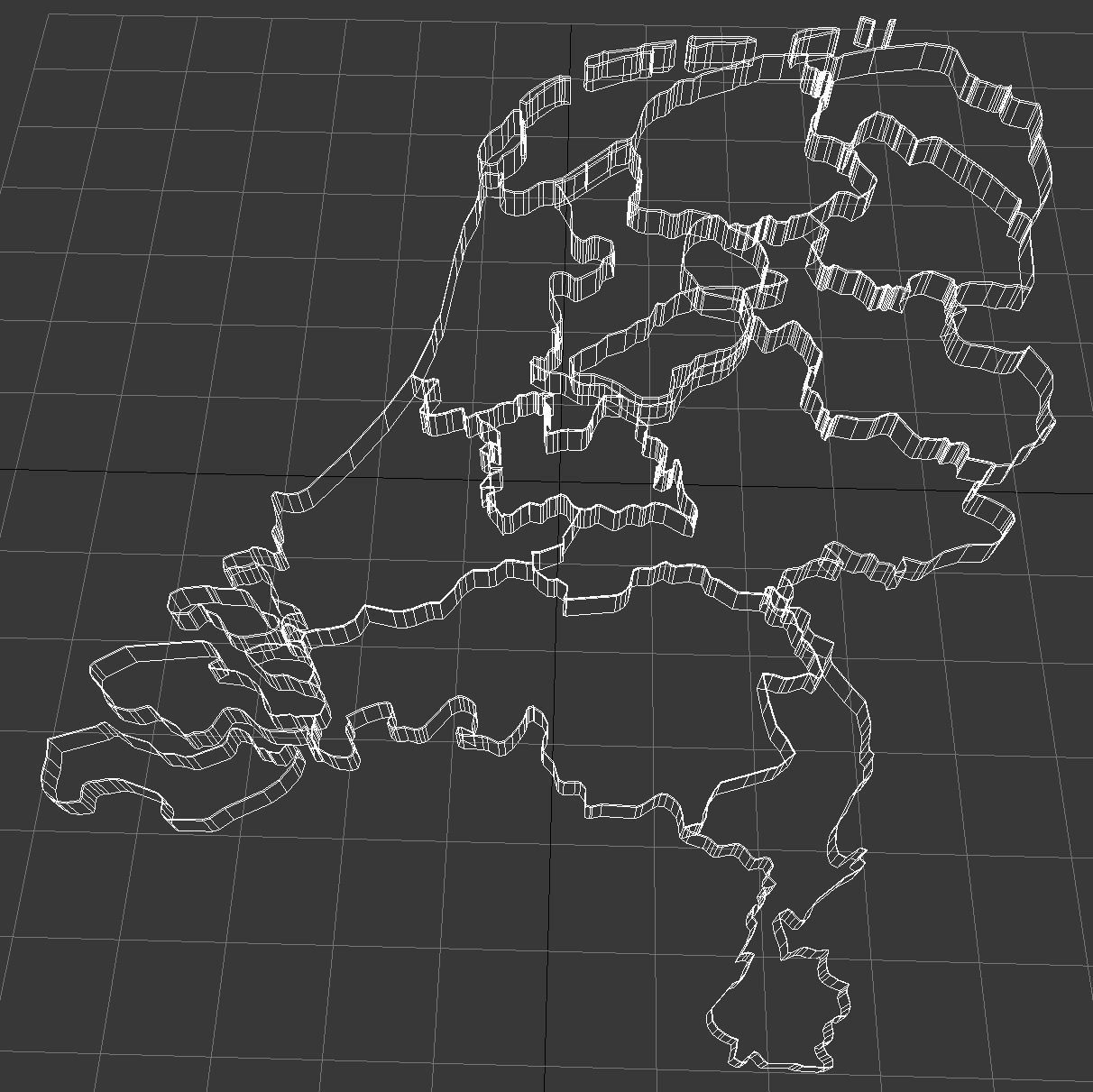 Map of the Netherlands 3D model | CGTrader